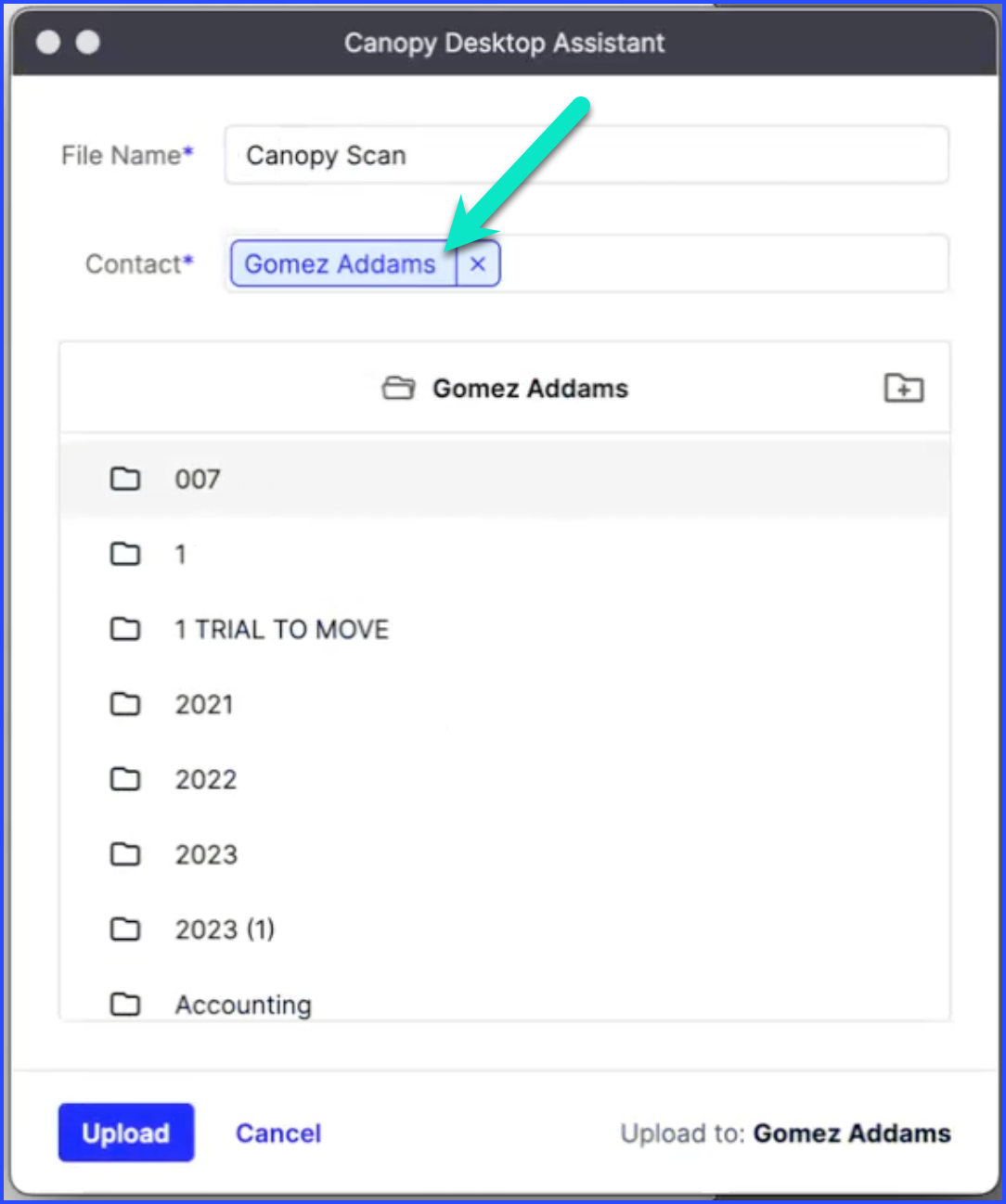 Scan to Canopy With the Desktop Assistant – Canopy