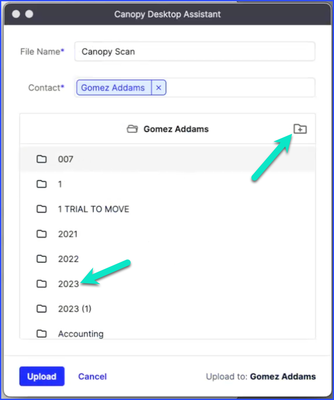 Scan to Canopy With the Desktop Assistant – Canopy