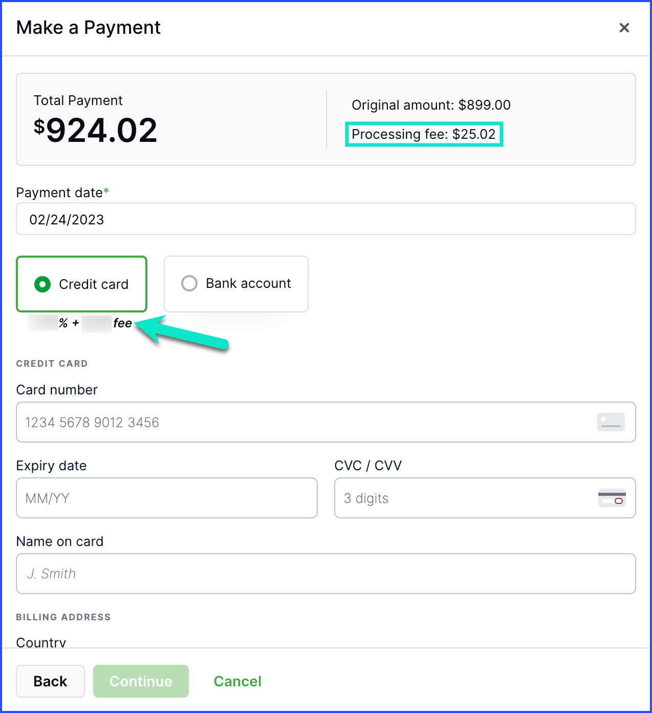Enable Surcharge for Client Portal Payments – Canopy