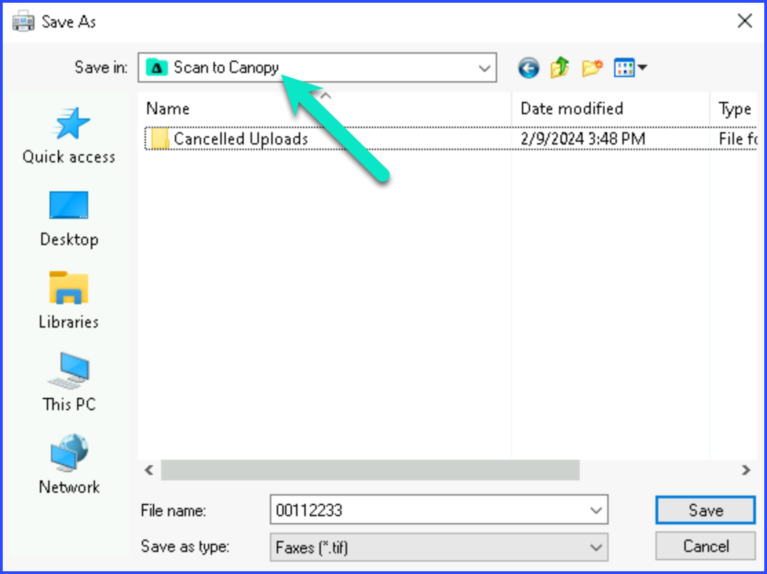 Scan to Canopy With the Desktop Assistant – Canopy